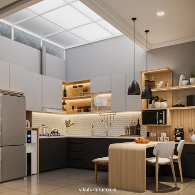 Kitchen set Portofolio - Viku Furniture Bandung